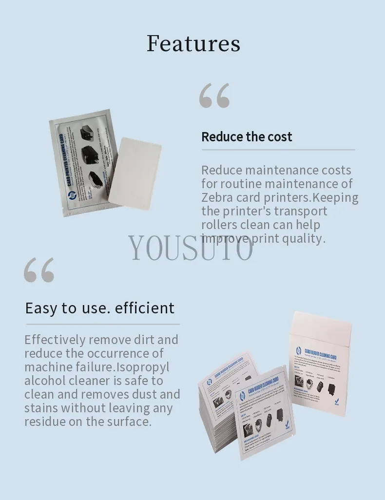 Evolis A5002 Cleaning Kit PrinterClean - CR80 Cleaning Card