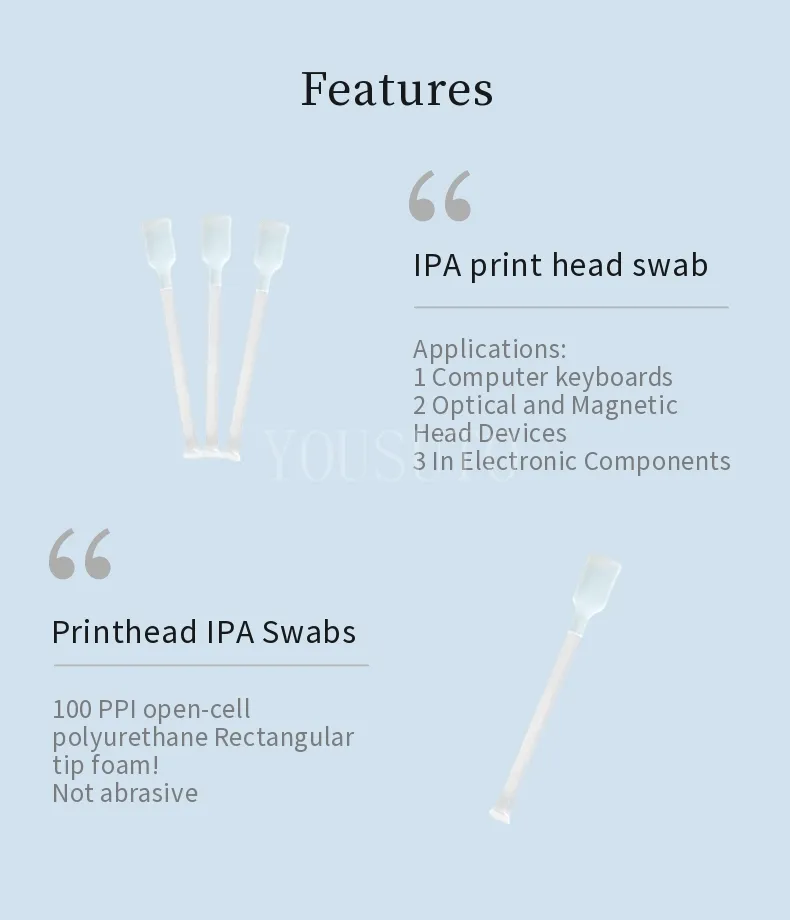 IPA Cleaning Swab 105909-057 for all Zebra Eltron Card Printers