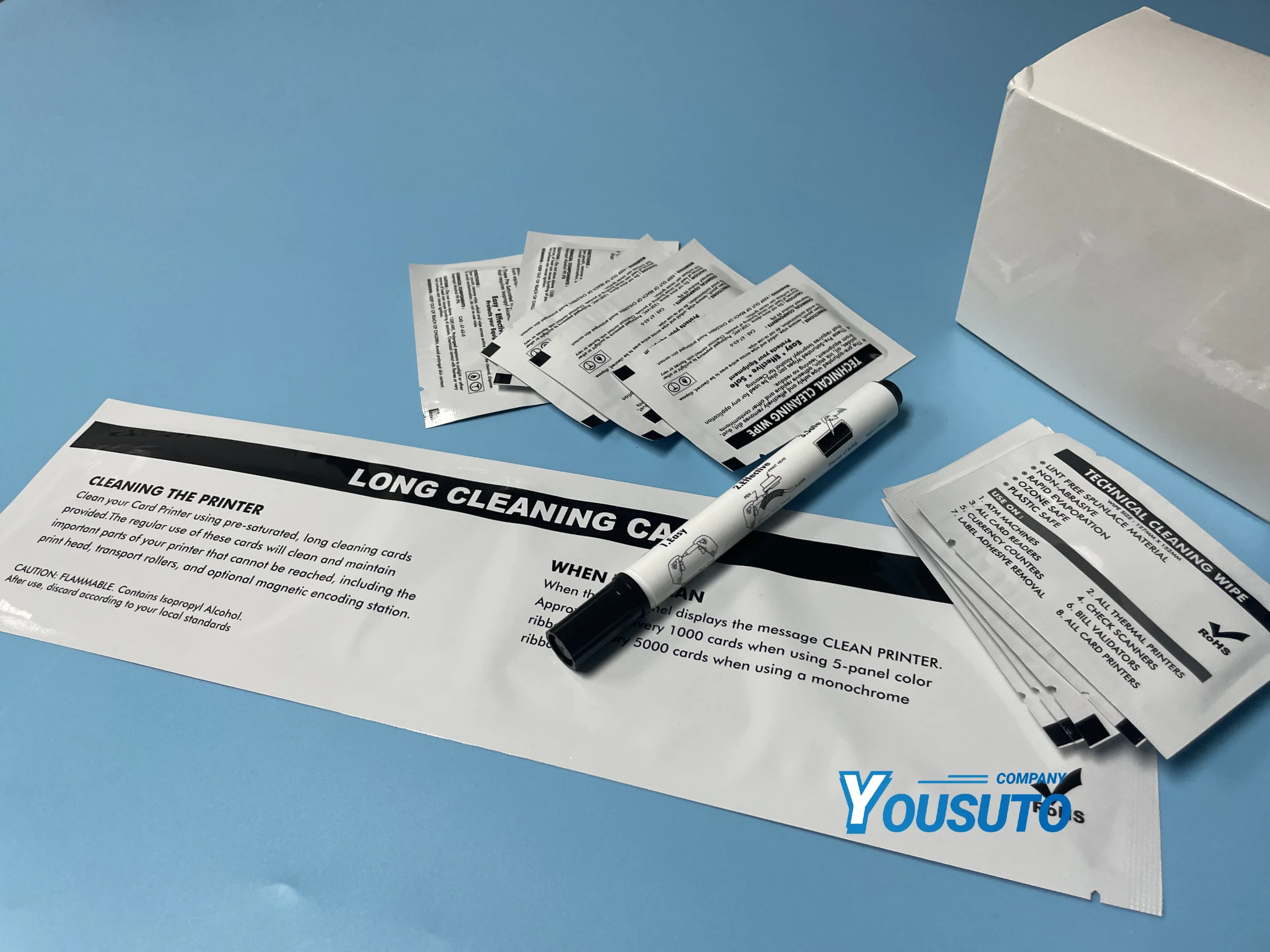 Card Printer Cleaning Kit OEM Manufacturer - Cleaning swabs