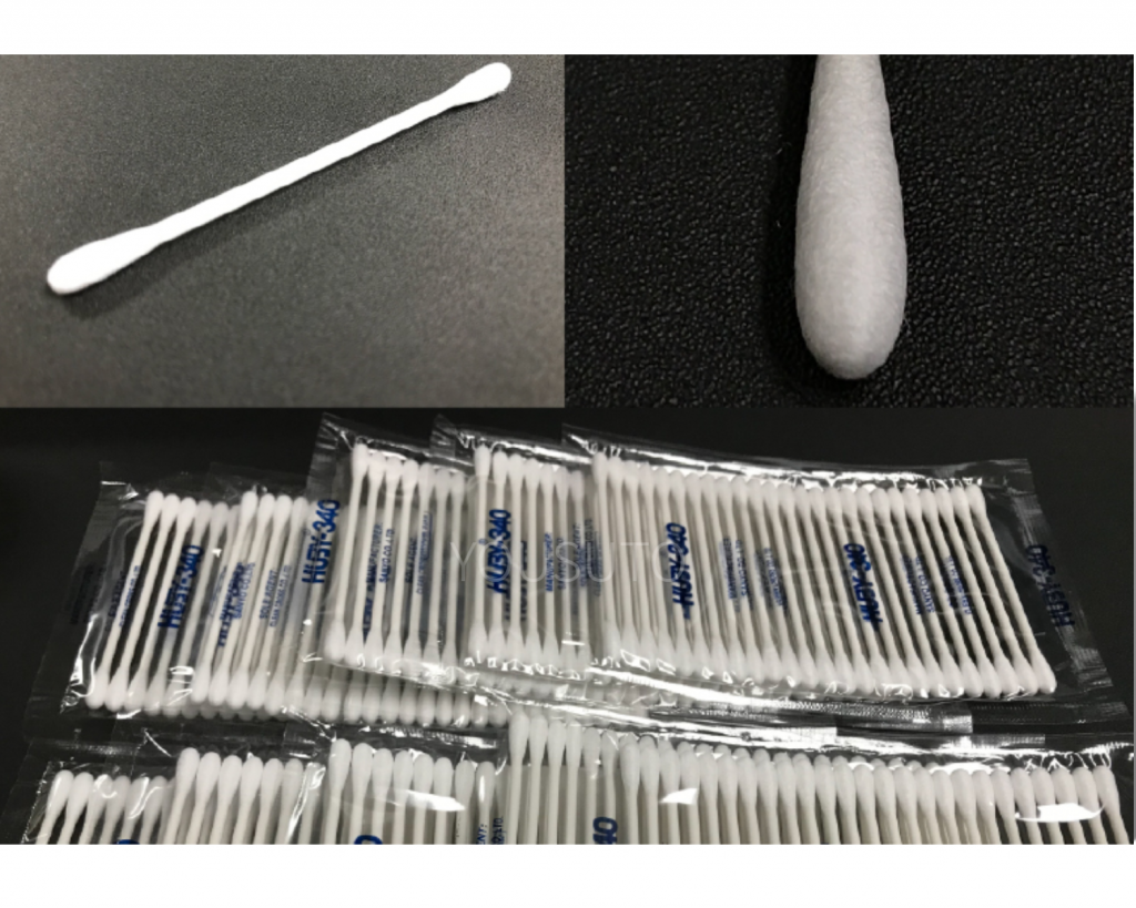 HUBY CA-002 3-Inch Industrial Cleanroom Cotton Swab (25000 pieces)