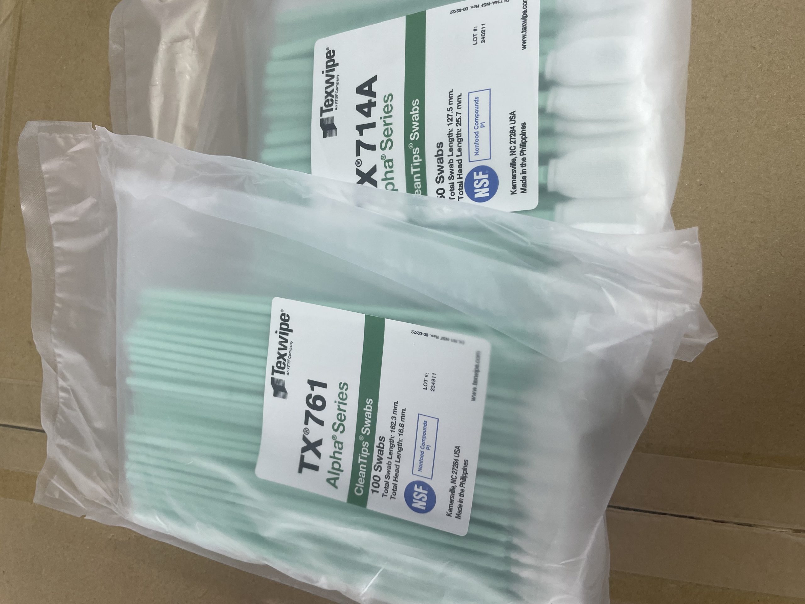 Cleaning Validation Swab Sampling Guide - Cleaning swabs