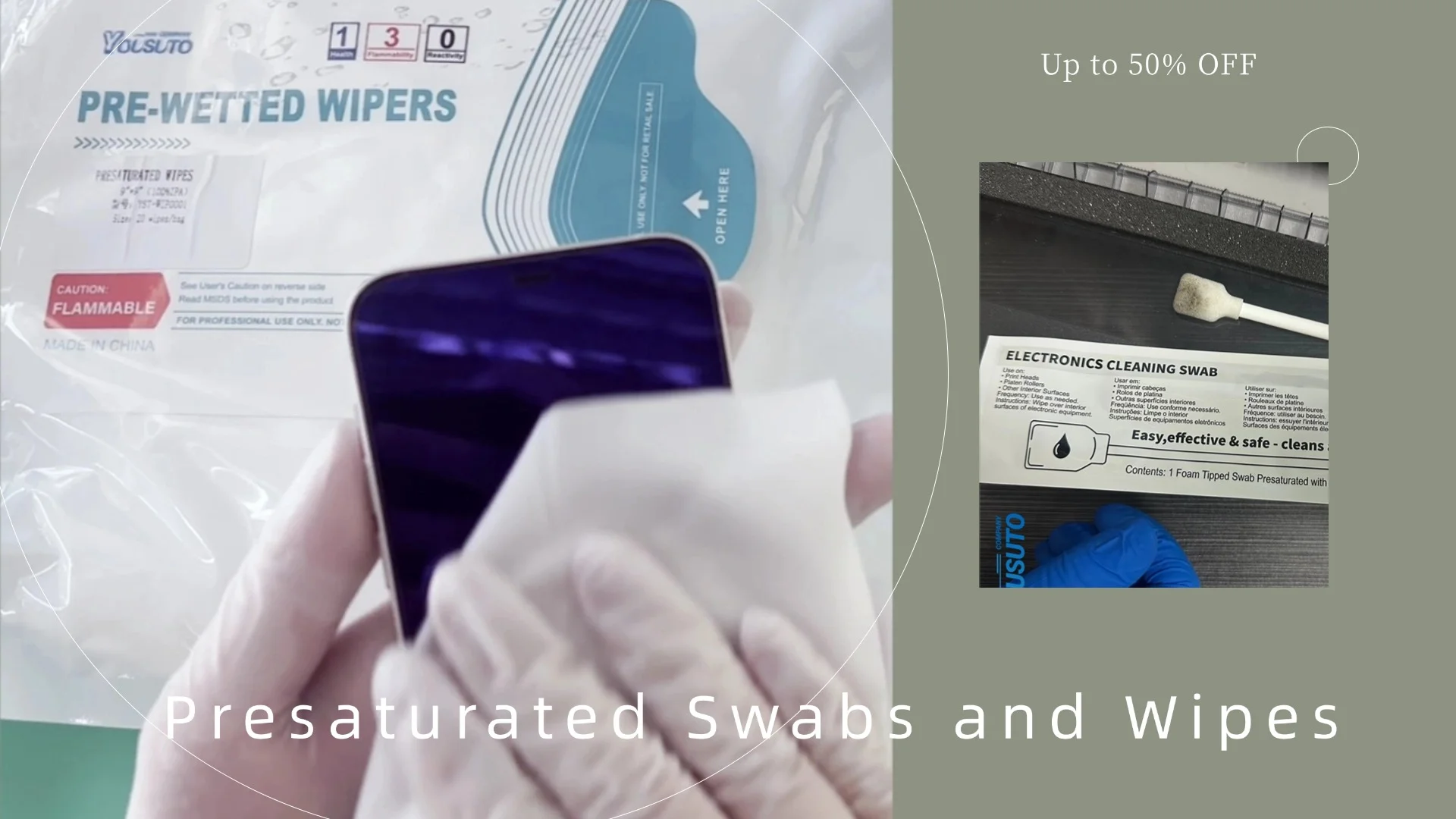 Discover the Ultimate Cleaning Solution: Presaturated Swabs and Wipes ...
