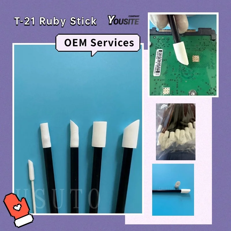 T-21 Clean Swabs for Ruby Stick – The Ultimate Precision Cleaning Tool ...